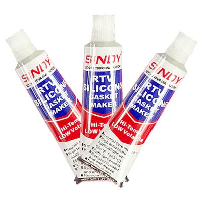 China RTV Sealant for Fixing LEDs Circuit Boards Waterproof -40 to 200°C Black Paste for sale