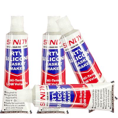 China RTV Silicone Gasket Free Sealant Engine Sealing Transparent Grey 85 Gram for sale