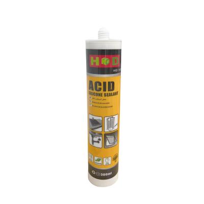 China Clear Waterproof Customizable Quick Bonding Acid Silicone Sealant Window Door for sale