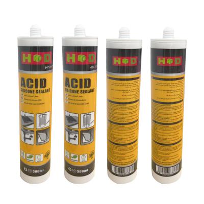 China Sliding Door Adhesive 590ml High Elasticity Silicone Sealant for Home Decoration for sale