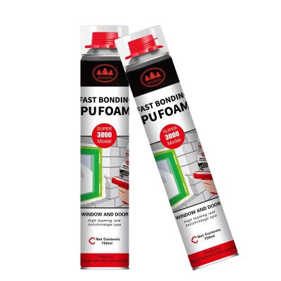 China High Expansion Polyurethane Foam Sealant 750ML 15.9kg/m3 for Insulation and Sealing for sale