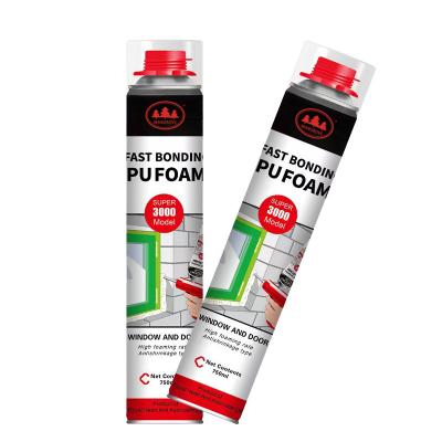 China High Expansion Polyurethane Foam Sealant 750ml Density 15.9 kg/m3 Strong Adhesion for sale