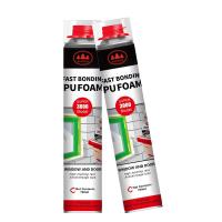 China HUANGSHIKANG 750ml Polyurethane Foam Sealant Expanding Adhesive Insulating Gap Filler ISO9001 CE for sale