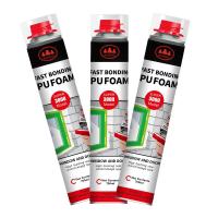 China HUANGSHIKANG Polyurethane Foam Sealant 750ml White Expanding Foam for Gap Filling Insulation for sale