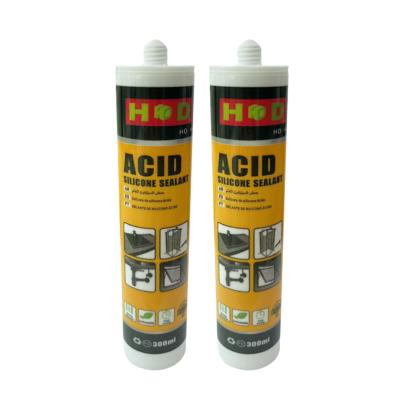 China HONGSHUYE G2 Acidic Silicone Sealant 300ml Acidity Resistant Caulk -40°C to 150°C for sale