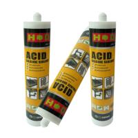 China Waterproof Clear Acid Cure One Component Silicone Sealant For Window for sale