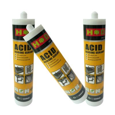 China HONGSHUYE G2 Acid Silicone Sealant 310ml Cartridge ISO9001 Acid Resistant Caulk for sale