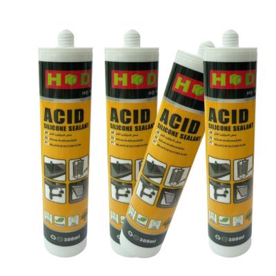 China HONGSHUYE G2 Acid Silicone Sealant 300ml Cartridge for Ceramic Tile Sealing for sale