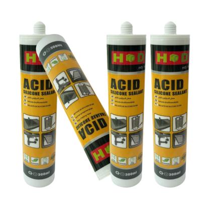 China Wholesale White Acetic Silicone Sealant 280ml Rapid Cure Window Bathroom for sale