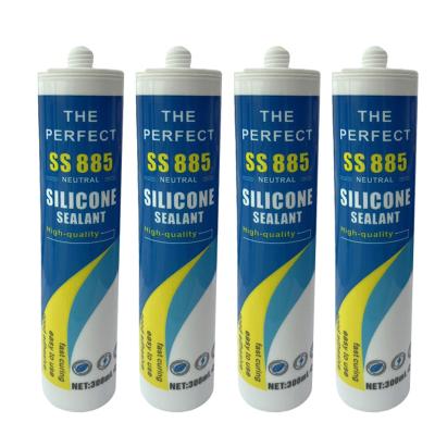 China ZIBOO N5 Neutral Silicone Sealant 300ml Waterproof Clear Caulk for Glass Metal Wood for sale