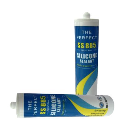 China ZIBOO N5 Neutral Silicone Sealant 300ml Cartridge Weatherproof Non-Shrinking Clear for sale
