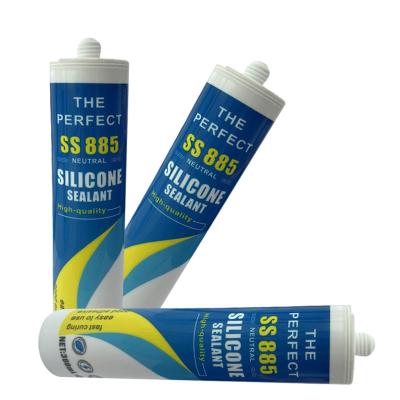 China White Waterproof Neutral Silicone Sealant for Home Window Door Bathroom 300ml for sale