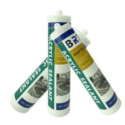 China Clear 300ml Waterproof Acrylic Sealant for Window Door Bathroom Construction for sale