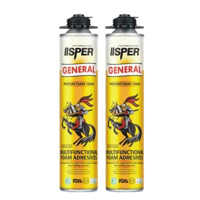 China HUANGSHIKANG 750ml Expanding Polyurethane Foam Sealant Insulation for Window Door Gap Filling for sale