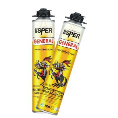 China OEM Windows Doors Mounting Foam Multipurpose PU Spray Foam 750ml for sale
