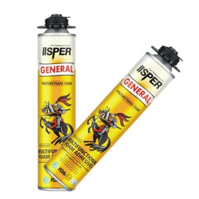 China HUANGSHIKANG Polyurethane Foam Sealant 750ml Expanding Foam Filler Insulation for sale
