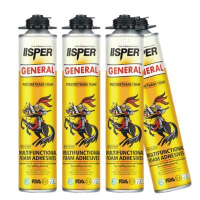 China Polyurethane Foam Sealant 750ml Waterproof Quick Dry High Hardness for Doors for sale
