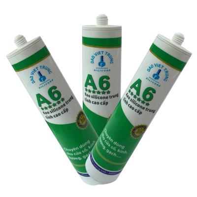 China Acid Silicone Sealant 300ml Window Door Bathroom Kitchen Gap Filler Adhesive for sale