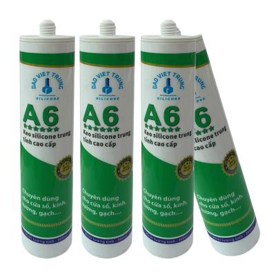 China Acetoxy Acid Silicone Sealant for Glass Aquarium Curtain Wall General Purpose Adhesive Fast Cure for sale