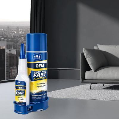 China OEM Factory 400ml+100gm Fast Adhesive AB Glue Two Component 8 Second Bond for sale