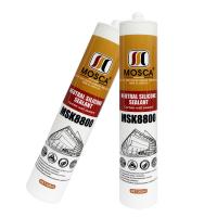China Black Neutral Cure Silicone Adhesive Sealant 280ml 300ml for Door Window Aluminum for sale
