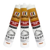 China Waterproof Clear Neutral Silicone Sealant 300ml for Window Bathroom Door Sealing for sale