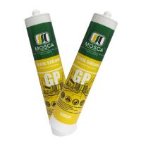 China Waterproof 300ml White Acetic Silicone Sealant Bathroom Window Kitchen for sale