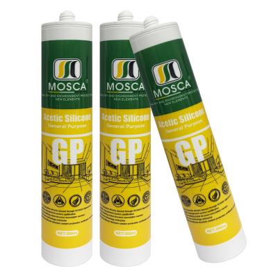 China Waterproof White 300ml Neutral Silicone Adhesive Home Decoration Kitchen for sale