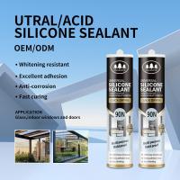 China Neutral Silicone Sealant 100% Water Resistant Anti-Mildew Ceramic Caulking Adhesive for Bathroom Sink Stone -50°C to +150°C for sale