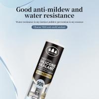 China Neutral Silicone Sealant 100% Water Resistant Anti-Mildew Ceramic Caulking Adhesive for Bathroom Sink Stone -50°C to +150°C for sale