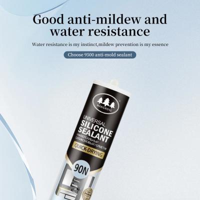 China Neutral Silicone Sealant 100% Water Resistant Anti-Mildew Ceramic Caulking Adhesive for Bathroom Sink Stone -50°C to +150°C for sale