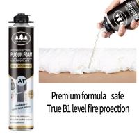 China 750ml B1 Fireproofing Household Renovation Foam Quick-drying Thermal Insulation Polyurethane Foam for sale