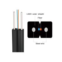 China FTTH LSZH Jacket G657A Fiber Optic Cable GJXH/GJXFH Flat Cable for sale