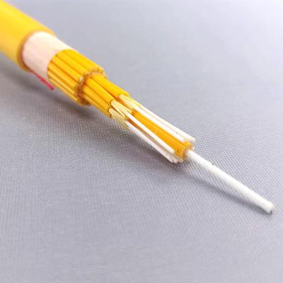 China Indoor LSZH Aramid Yarn Strength G652D Fiber Optic Cable GJPFJH 4 to 48 Core for sale