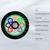 China Outdoor GYTS G652D Single Mode Armoured Fiber Optic Cable 2-288 Core for sale