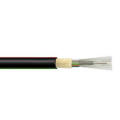 China Outdoor Single Mode G652D FRP 12 24 48 96 Core Fiber Optic Cable GYFTY for sale