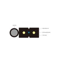 China GJYXFCH Single Mode Fiber Optic Cable 24 Core Armored Outdoor Aerial LSZH for sale