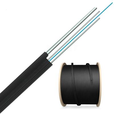 China GJYXCH 1 2 4 Core G657A1 Fiber Optic Drop Cable 5.2x2.0mm LSZH Self Supporting for sale