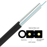 China GJYXCH 1 2 4 Core G657A1 Fiber Optic Drop Cable 5.2x2.0mm LSZH Self Supporting for sale