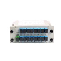 China Rack Mount PLC Splitter ABS Box SC UPC 1x16 Optical Fiber Splitter 1310nm for sale