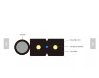 China GJYXFCH Outdoor Self Supporting Fiber Optic Cable FTTH Drop Cable Single Dual Core for sale