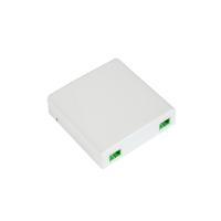 China Wall Mounted 86x86mm Mini 2 Core FTTH Fiber Optic Termination Box ABS for sale