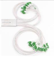 China FTTH 1x8 SC UPC APC Fiber Optic PLC Splitter Low Insertion Loss 1260-1650nm for sale