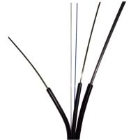 China Telecom FRP Outdoor FTTX Flat Drop Fiber Cable G.652D 2mm 300N for sale