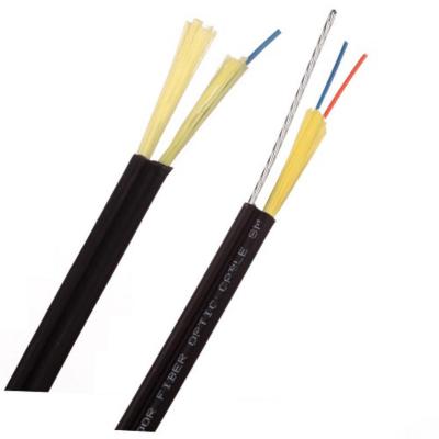 China G652D G655 G657A Single Mode FRP KFRP FTTH Drop Cable 2.0x3.0mm LSZH for sale