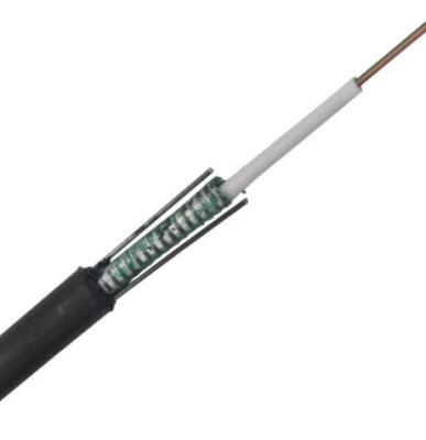 China Crush Resistance Flexibility 2-48 Core GYXTW Outdoor Fiber Optic Cable for sale