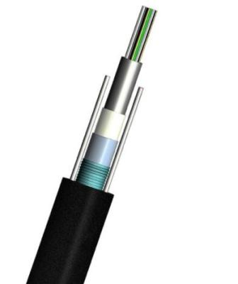 China GYXTW 2-24 Core Single Mode Armored Fiber Optic Cable Aerial 8.6-9.0mm for sale