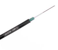 China GYXTW 2-12 Cores Outdoor Fiber Optic Cable 8.6mm Diameter 1500N Tensile for sale