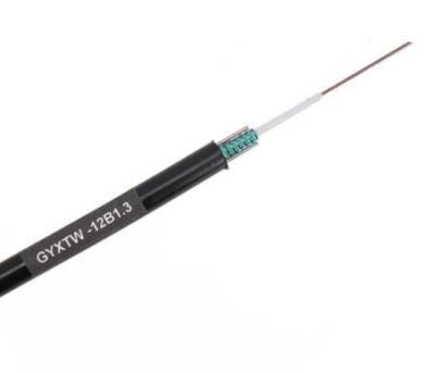 China GYXTW 2-12 Cores Outdoor Fiber Optic Cable 8.6mm Diameter 1500N Tensile for sale