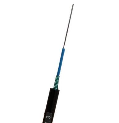 China GYXTW Uni Tube 8 Core 6 Core Single Mode Armoured Outdoor Fiber Optic Cable 8.6mm 95kg/km for sale